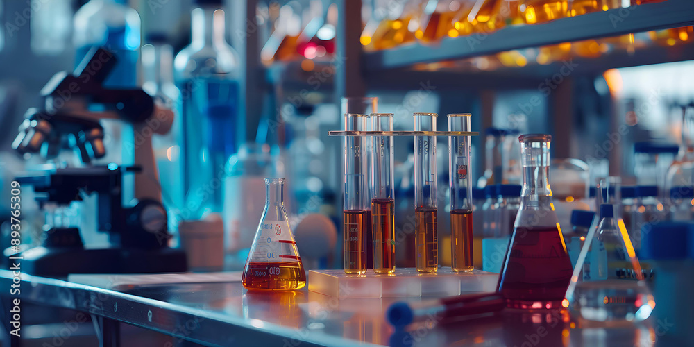 Well-equipped chemical, medical, pharmaceutical or educational research ...