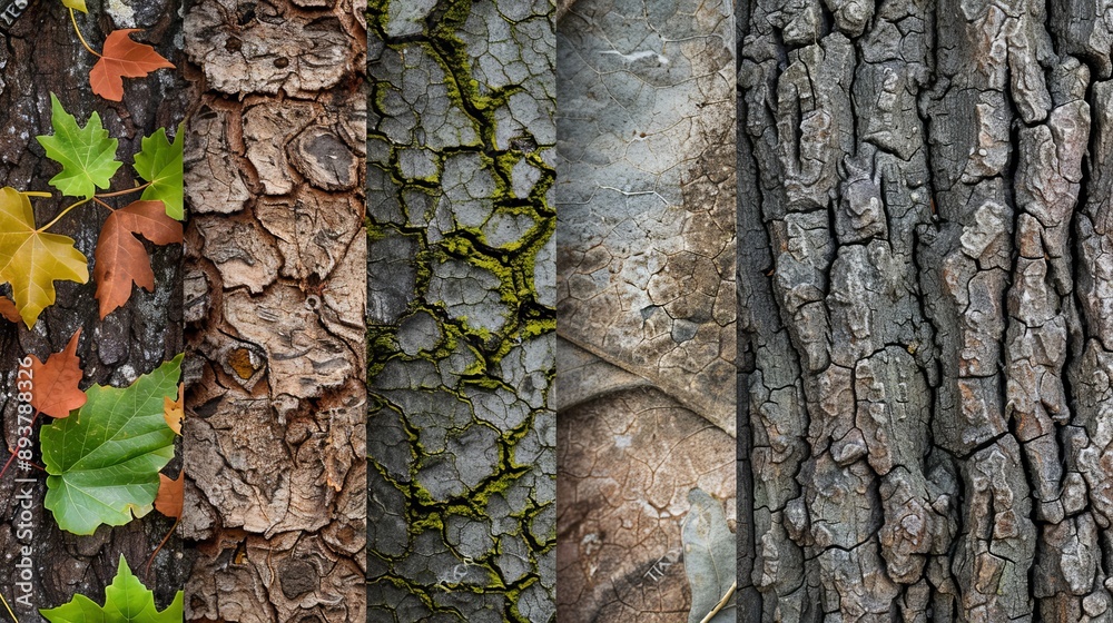 Earth's Embrace Captivating Closeups of Nature's Textures Tree Bark ...
