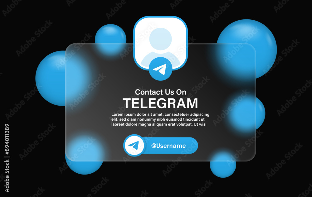 contact us on telegram . telegram logo social media icon button in ...
