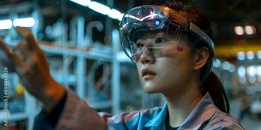 Augmented Reality: Engineer Using Smart Glasses in Industry," "Future ...