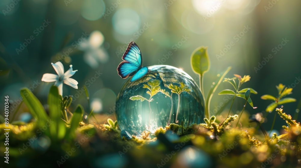 ESG green energy sustainable industry. World environment day concept ...