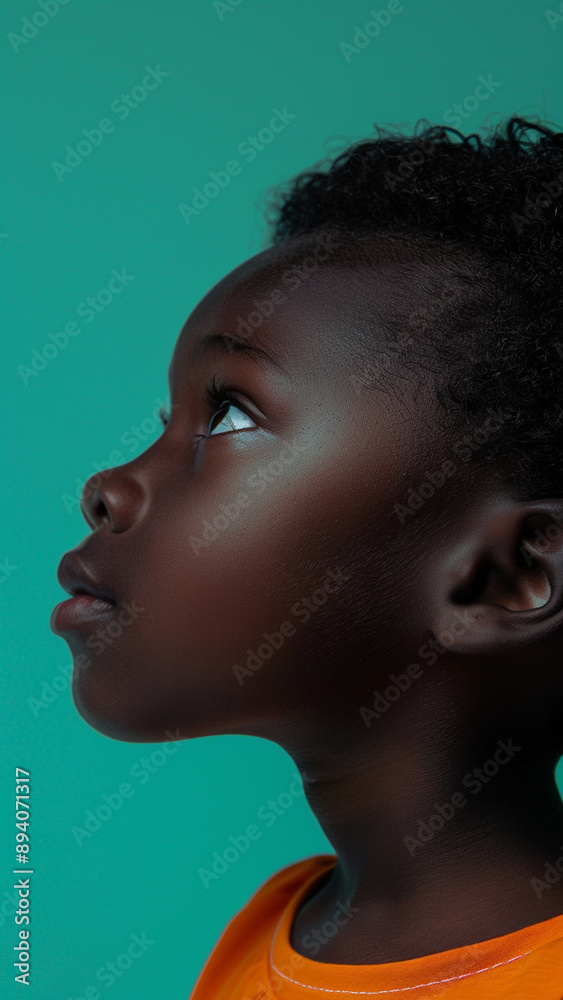 realistic high-resolution photo of young boy, with detailed background ...