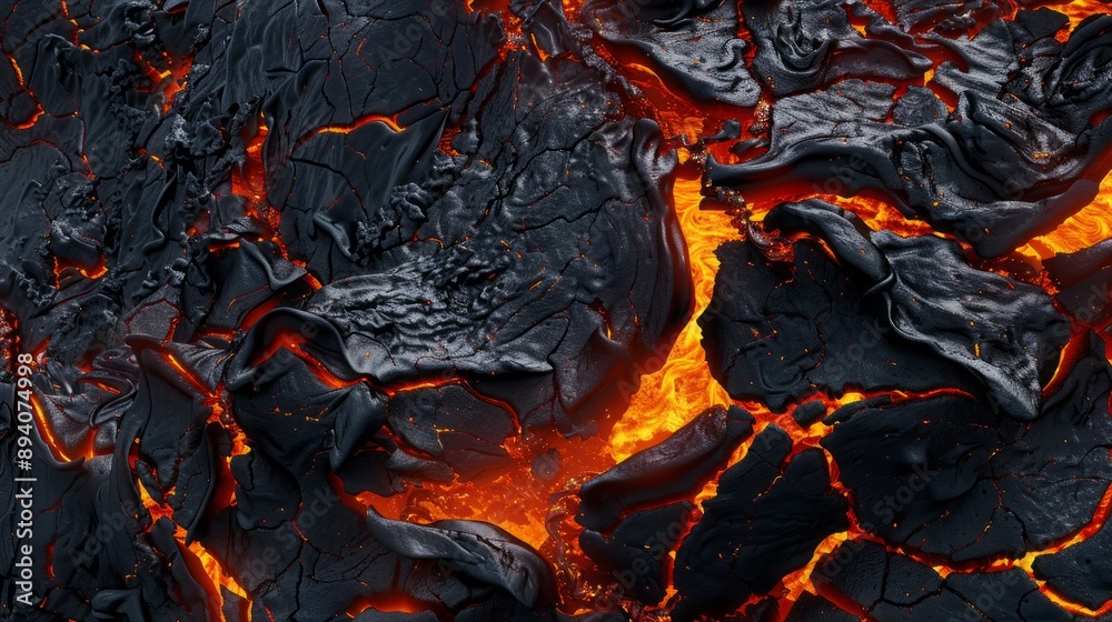Lava texture fire background rock volcano magma molten hell hot flow ...