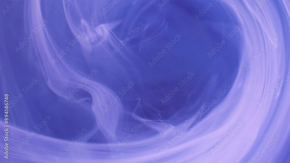 Smoke swirl. Vapor wave. Mist cloud. Blur white color translucent steam ...