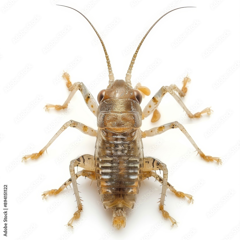 A pygmy mole cricket showcasing small size and distinctive burrowing ...