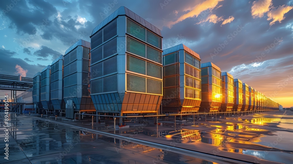 industry cooling tower air conditioner is water cooling tower air ...