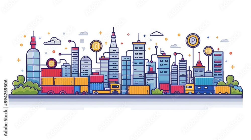 Logistics optimization with abstract supply chain management and ...