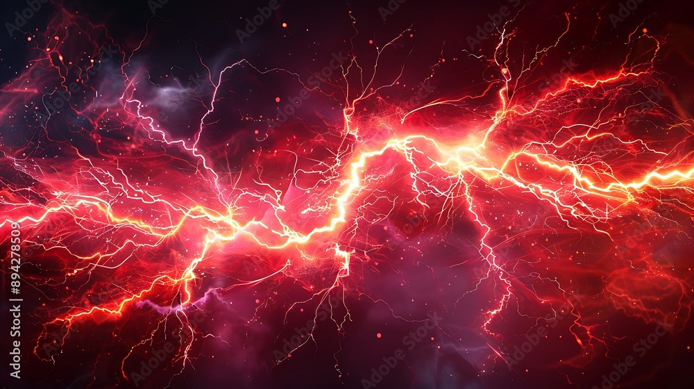 thunder effects crossing the plane. background anime speed effect ...