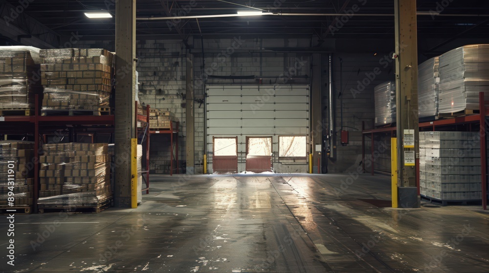 Loading docks with fire suppression systems and emergency evacuation ...