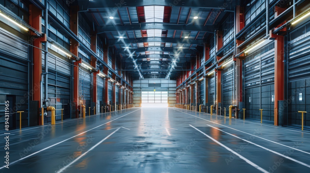 Loading docks with fire suppression systems and emergency evacuation ...