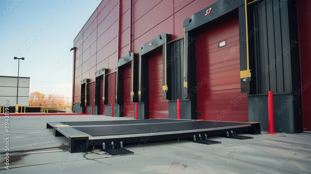 Loading docks with hydraulic dock levelers and lift tables enhance ...