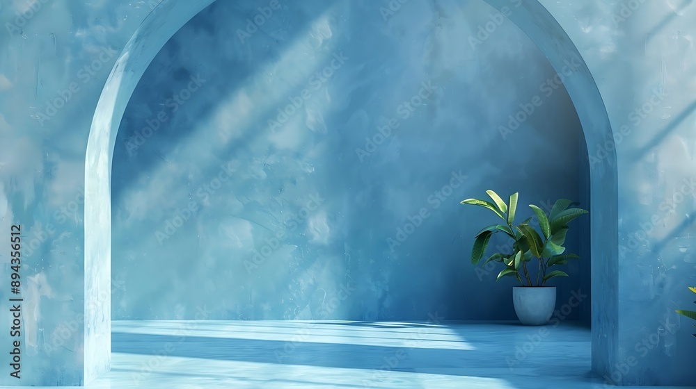 abstract backdrop background blank blue bright cement color composition ...