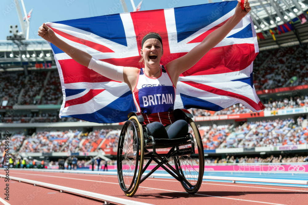 British Paralympic Champion's Moment of Triumph in Paris 2024. A ...