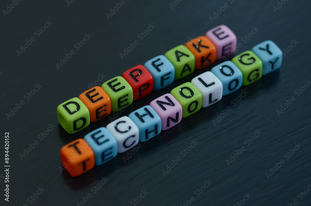 Foto de Deepfake technology involves using advanced artificial ...