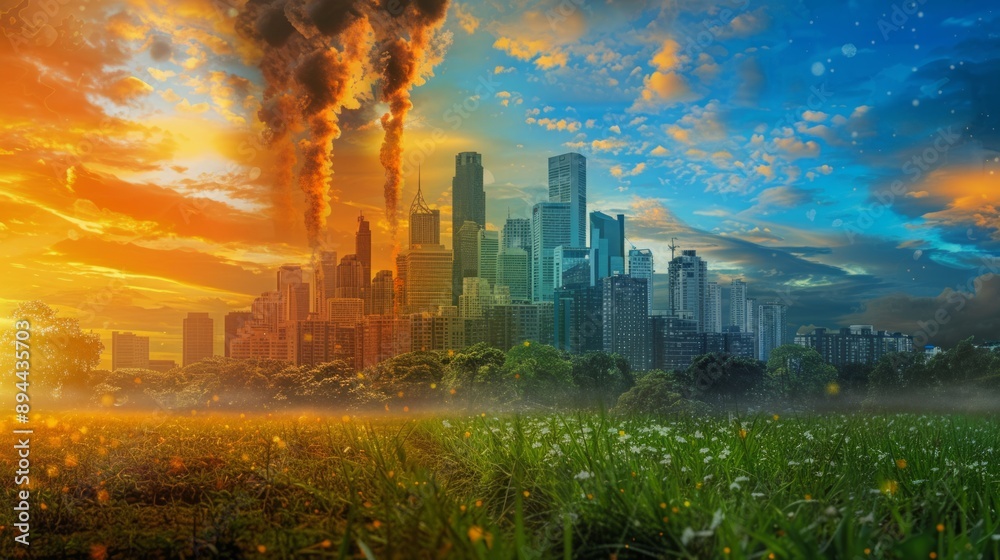 Net zero by 2050. Carbon neutral. Net zero greenhouse gas emissions ...