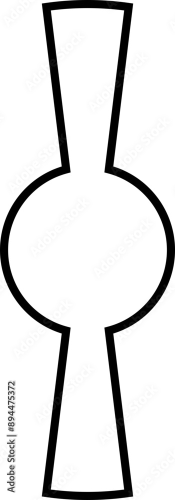 Keyhole icon. premium door key hole. Shape of lock of door. Pictogram ...