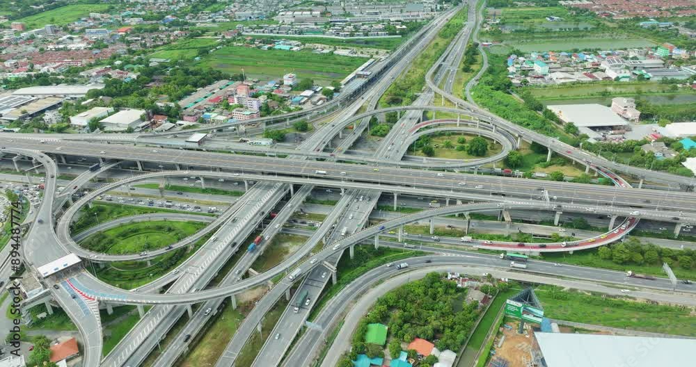 Burapha Withi Expressway, Industrial Ring Road, Bangna Intersection ...