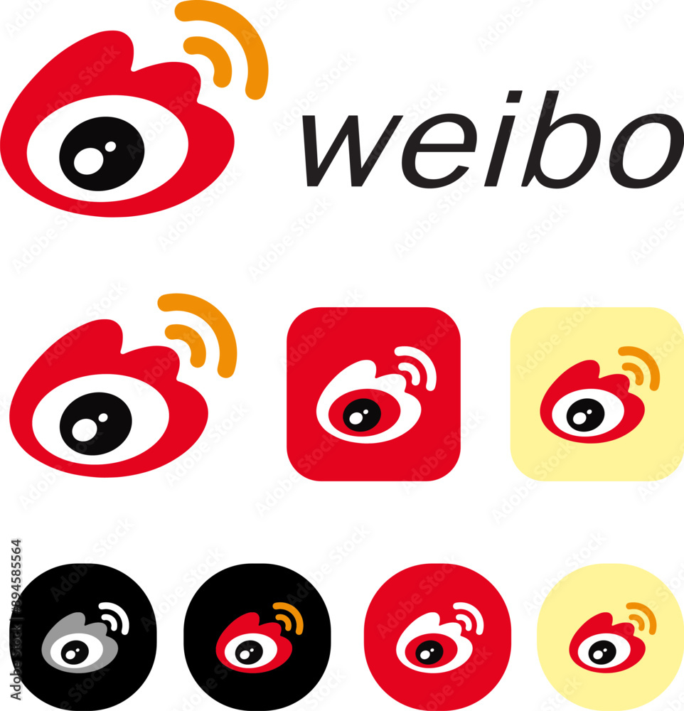 ASTANA, KAZAKHSTAN - JULY 23, 2024: weibo icon and logo of a popular ...