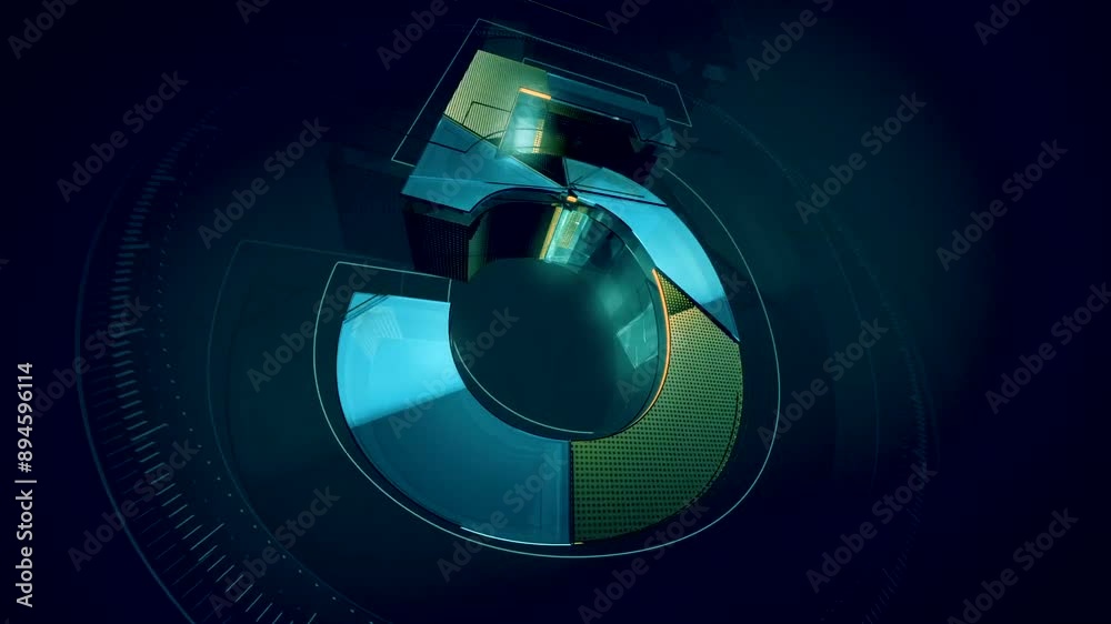 timer effect background/ count visuals background/ counter animation ...