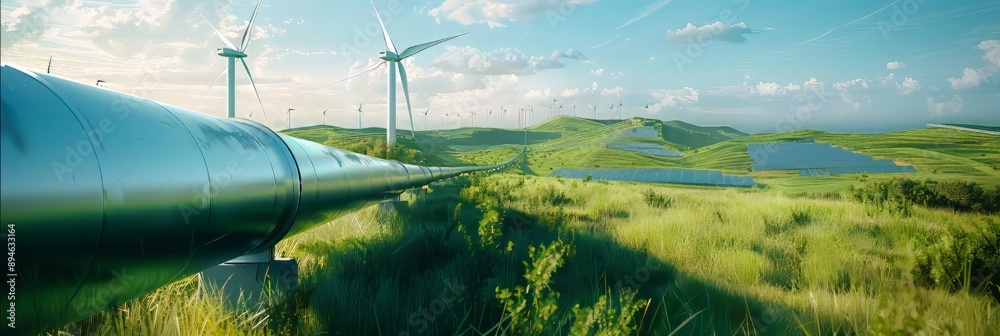 hydrogen pipeline of energy sector towards to ecology,carbon credit ...