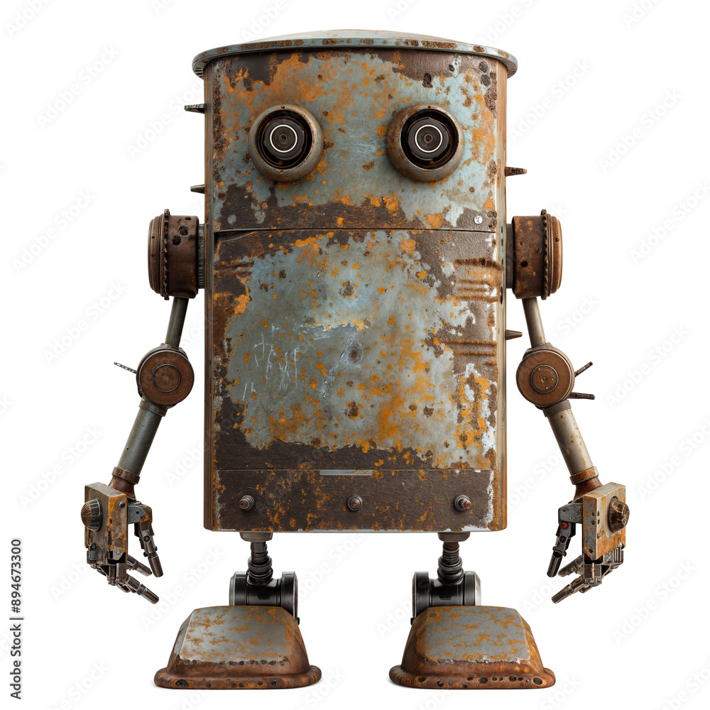 old droid bot dicut and removed original background PNG transparent ...