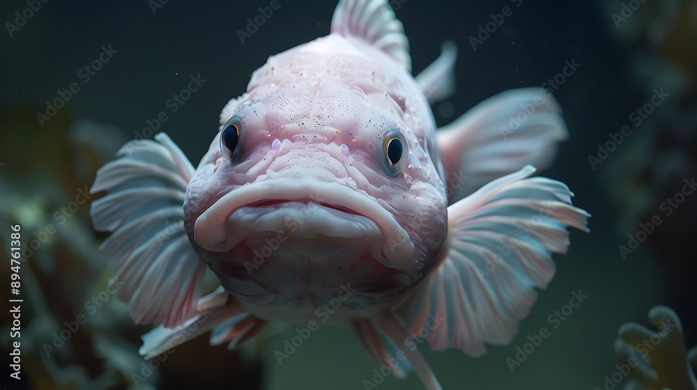 Blob fish beauty pageant, underwater runway and judges, Stock Photo ...