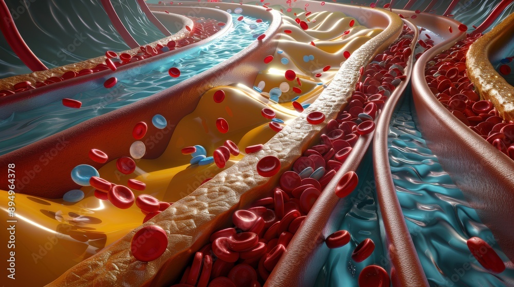 Fat clogs blood. The accumulation of excess fat, particularly ...