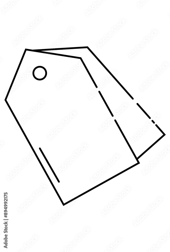 Price tag outline icon, vector price tag outline icon image, price tag ...