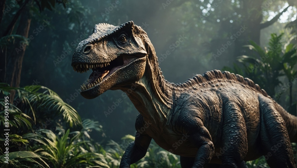 Dinosaur diet and feeding habits based on fossil evidence Stock ...