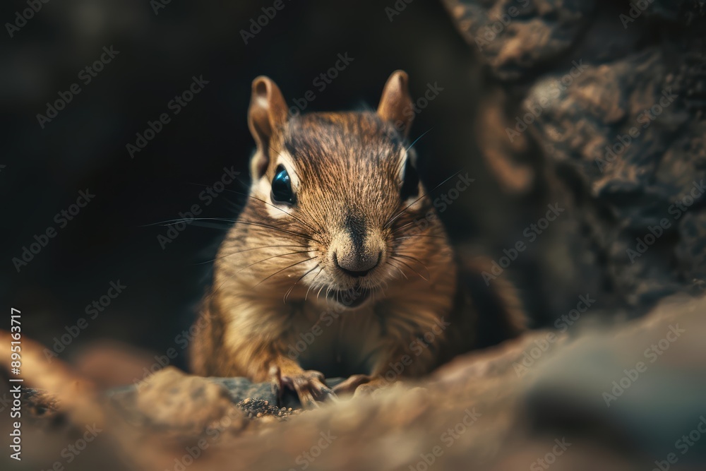 The chipmunk banner presents an ultramodern, supernatural scene with a ...