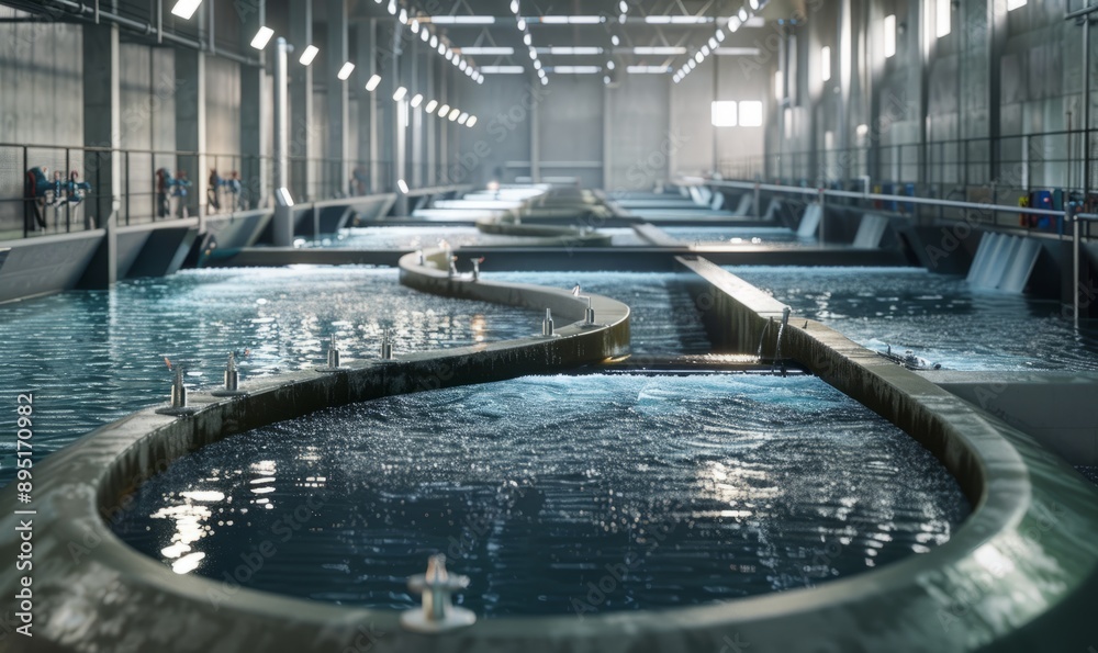 Innovative water treatment plant ensuring clean and safe water supply ...