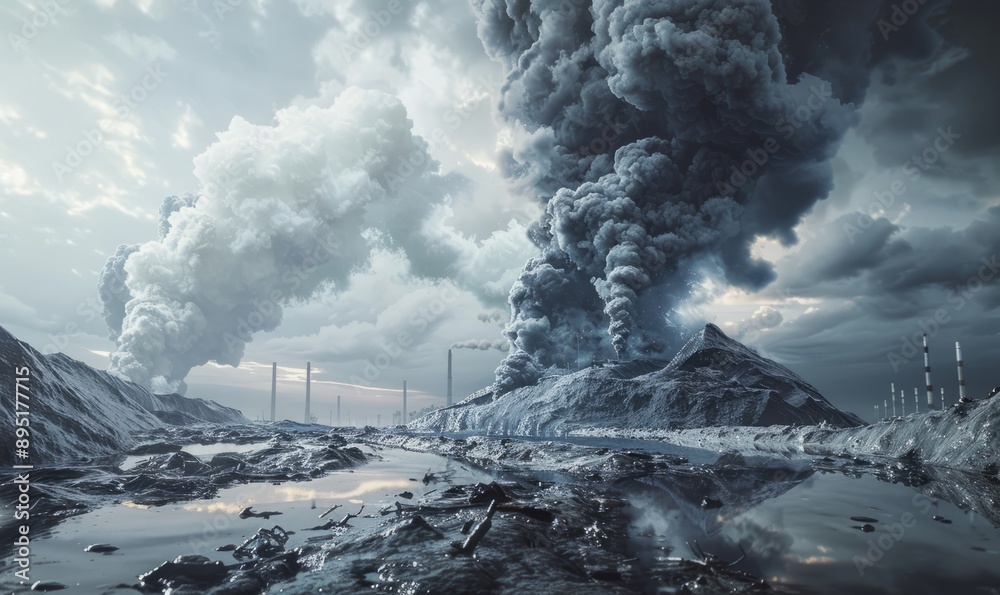 Poisonous fumes engulf the planet's surface, a chilling reminder of ...