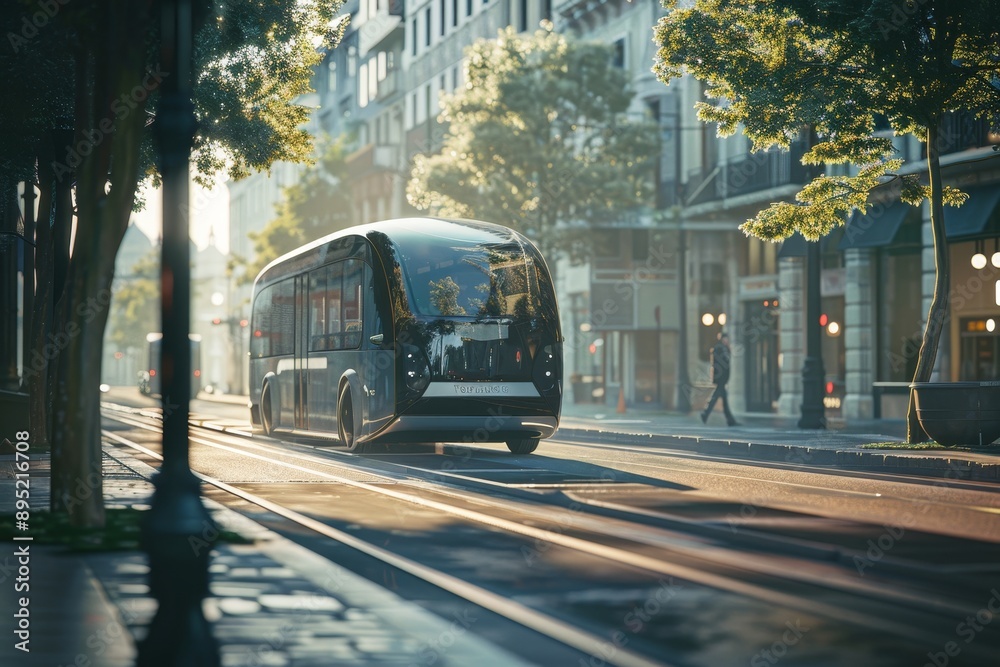 Autonomous electric bus showcases smart vehicle technology advancements ...