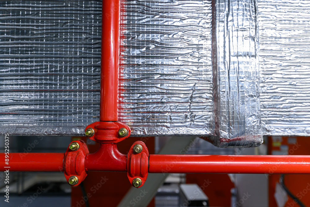 Industrial fire protection system, automatic fire extinguishing Stock ...