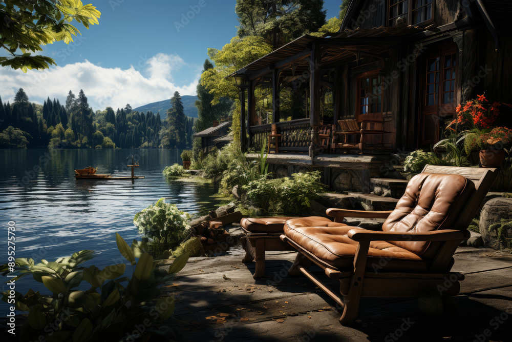 A secluded lakeside retreat hidden away from the world, where time ...