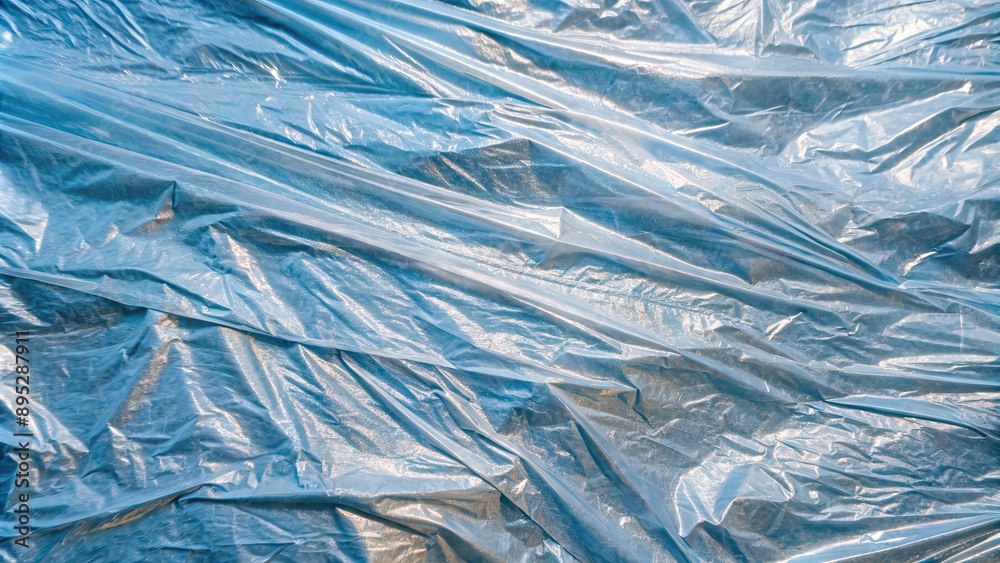 Wrinkly plastic sheets with an interesting texture, wrinkled, plastic ...