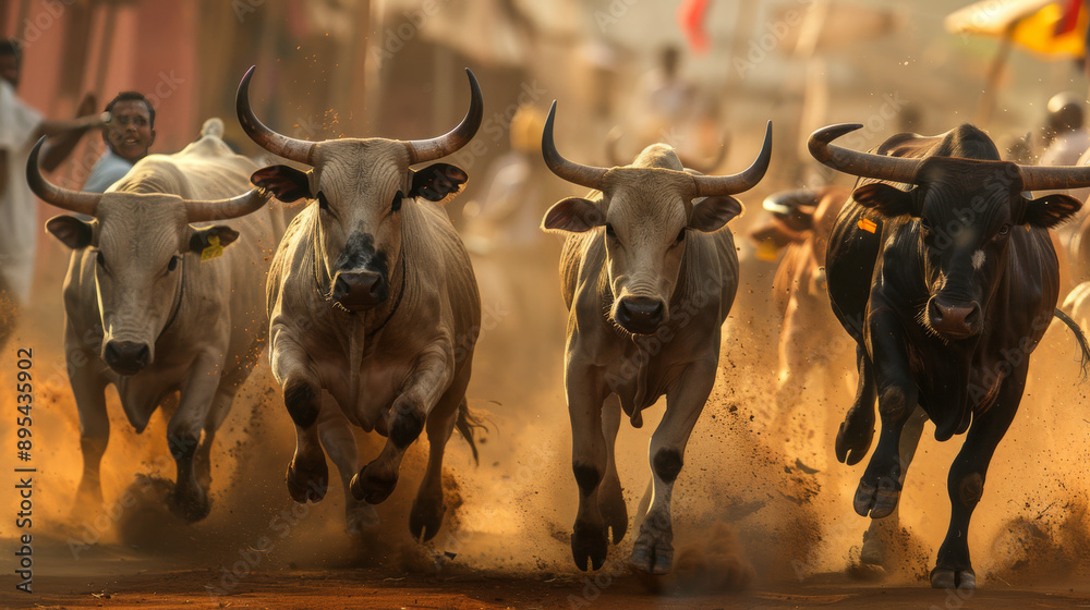 Bulls depicted in cultural contexts, such as the iconic Spanish ...