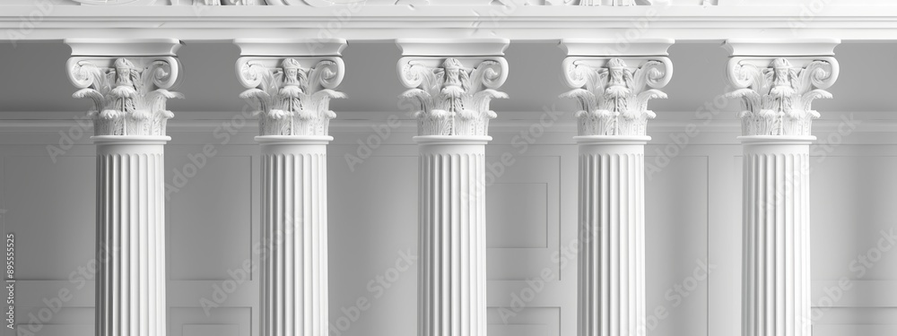 Majestic 3D Greek and Roman Architectural Elements: White Marble ...