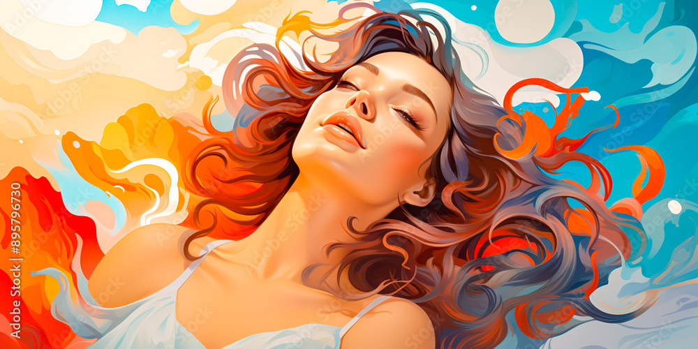 Generative AI creates beach portraits of beautiful plus-size women ...