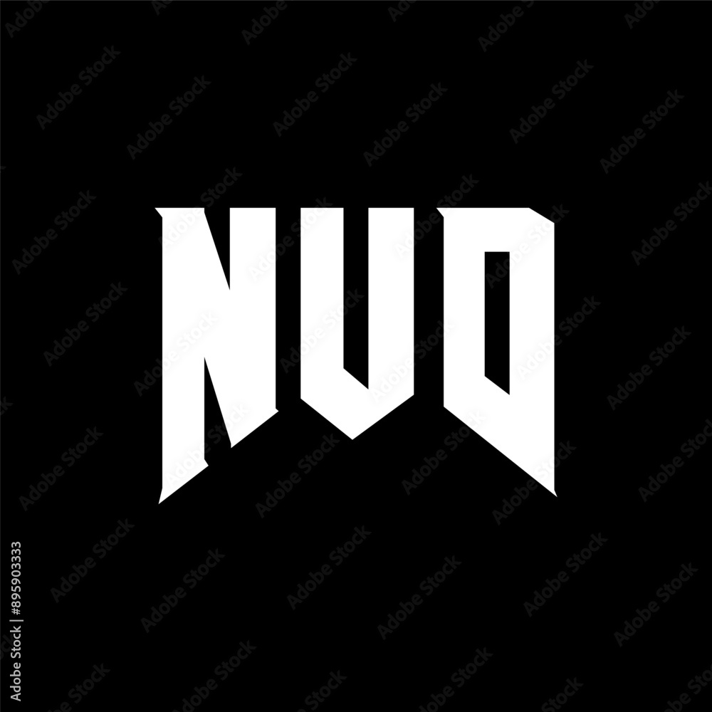 Nud Letter Logo Design For Technology Company Nud Logo Design Black