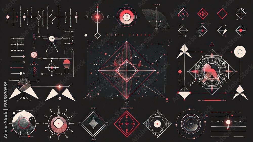 Illustrate a collection of logic symbols for non-classical logic ...