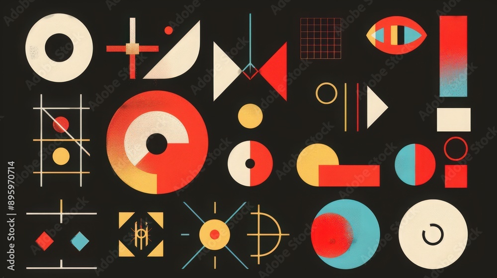 Illustrate a collection of logic symbols for propositional logic, such ...