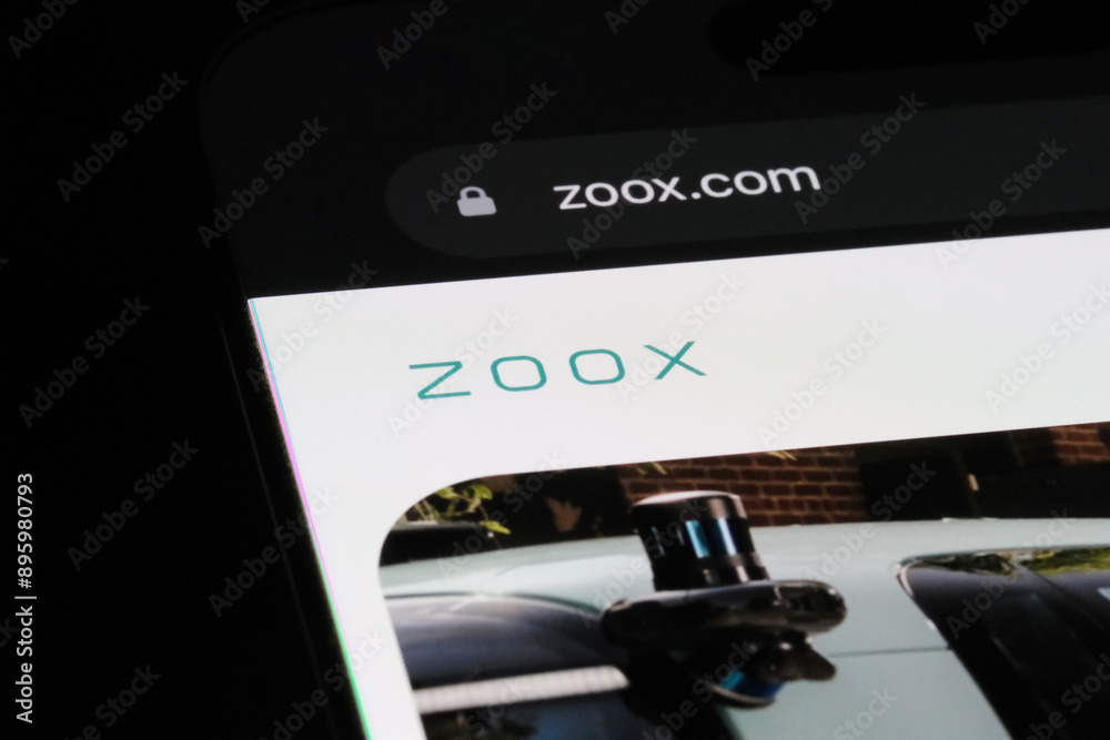 Shanghai,China-July 24th 2024: Zoox company brand logo on website Stock ...