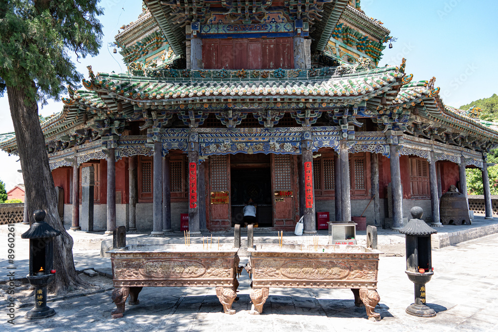 Shanxi Linfen Guangsheng Temple Glazed Pagoda, China Ancient ...