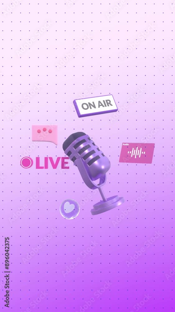 Podcast, Talking On Air, Discussion, Conversation, Interview Conceptual ...