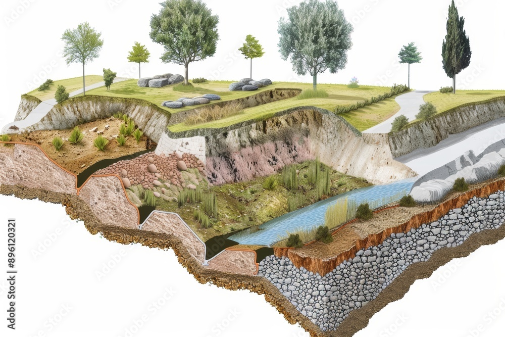 Detailed Diagram of Soil Erosion Control Methods with Implementation ...