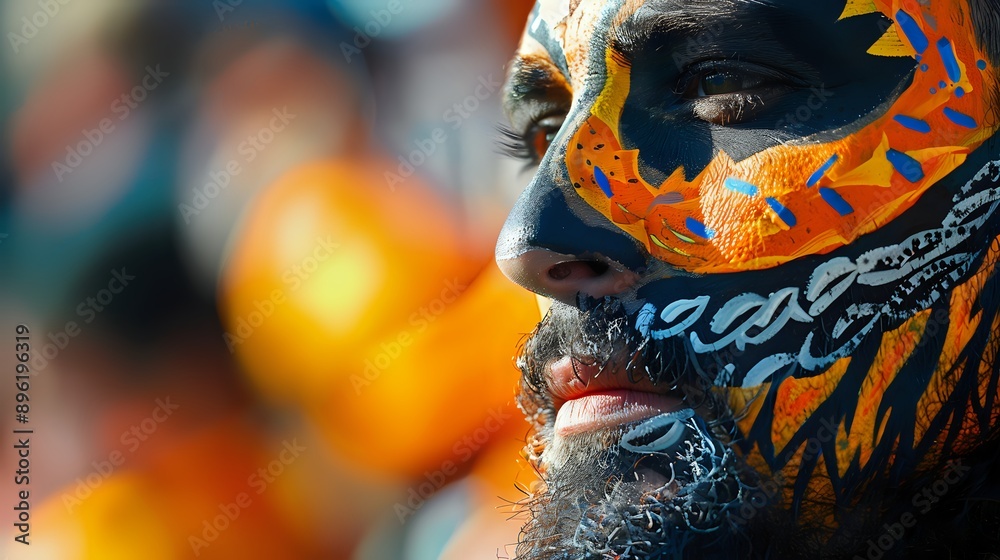Foto de Rugby League Face Paint: Transforming Fans into Living Mascots ...