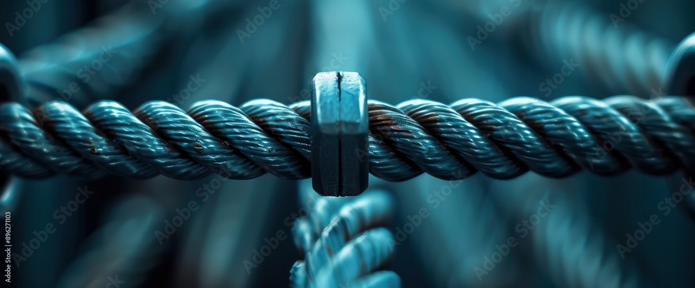 Cable Steel Structure With Pin Joint Connection, Representing Tensile ...