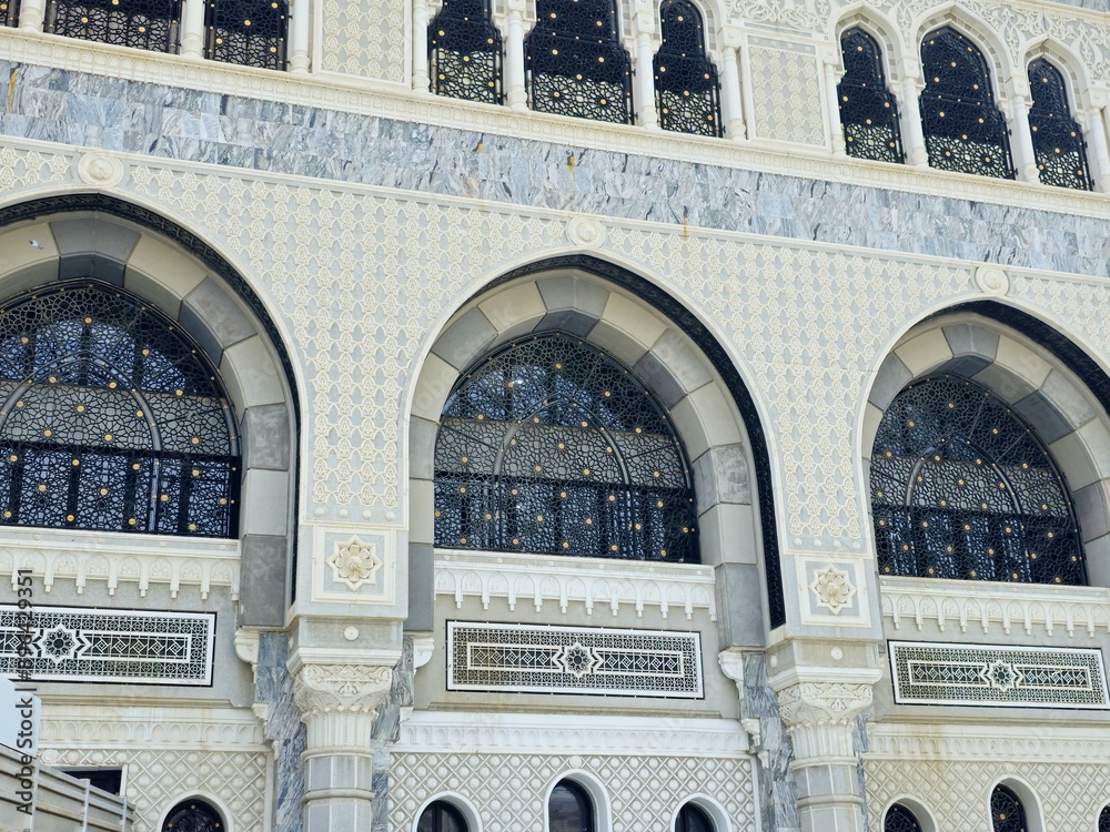 Foto de Details of Al Masjid al-Haram, the Sacred Mosque or the Great ...