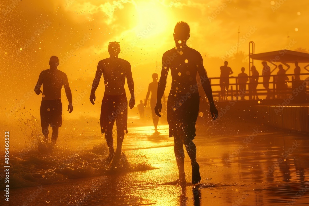 Sweltering heatwave - show heat wave, high summer temperatures ...